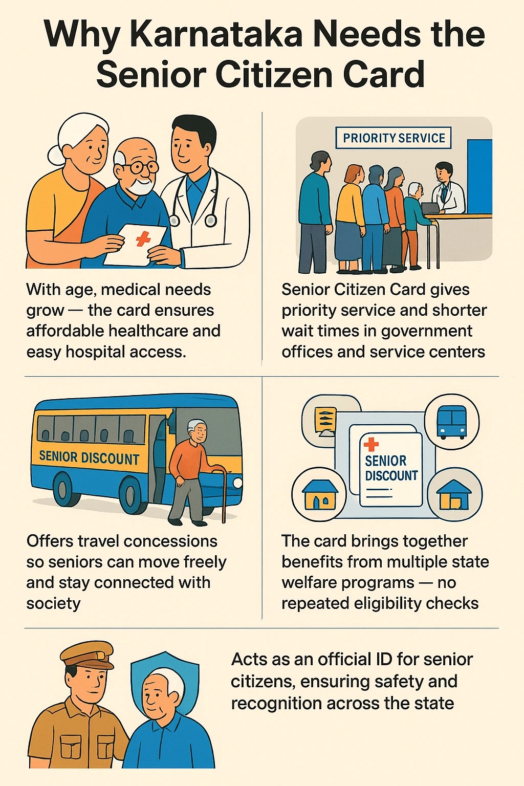Senior Citizen Card Karnataka - Apply For Government Schemes Easily
