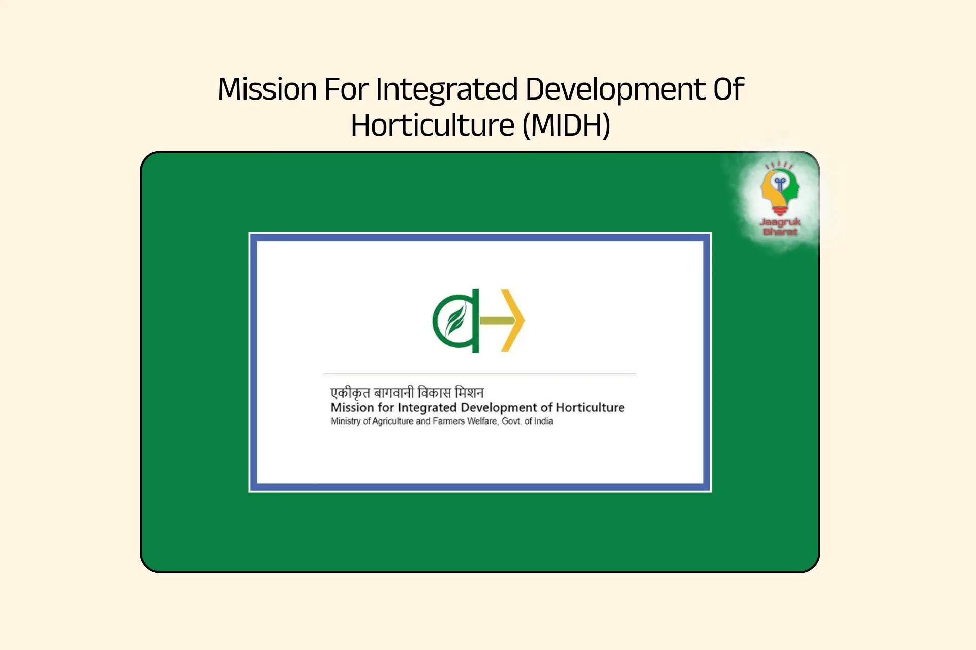 Mission For Integrated Development Of Horticulture (MIDH) – Govt Scheme ...