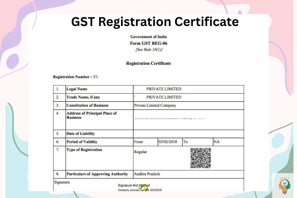 GST Registration Certificate (Form REG-06): Complete Guide to Download ...