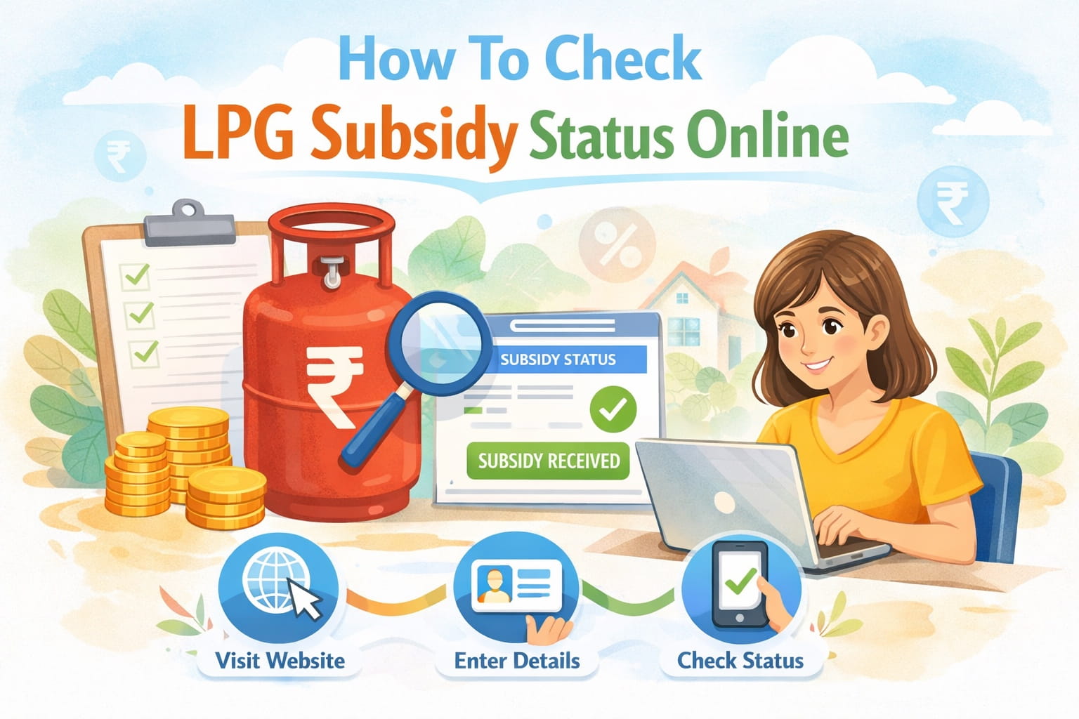 How To Check LPG Subsidy Status Online in India (Step-by-Step Guide)?