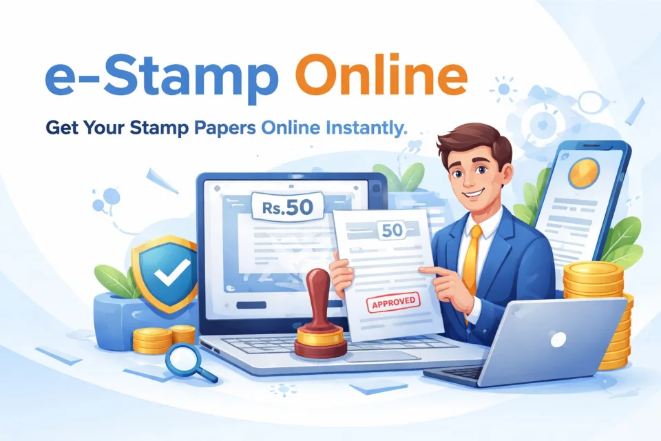 e-Stamp Online: Apply For e-Stamping Certificate In India